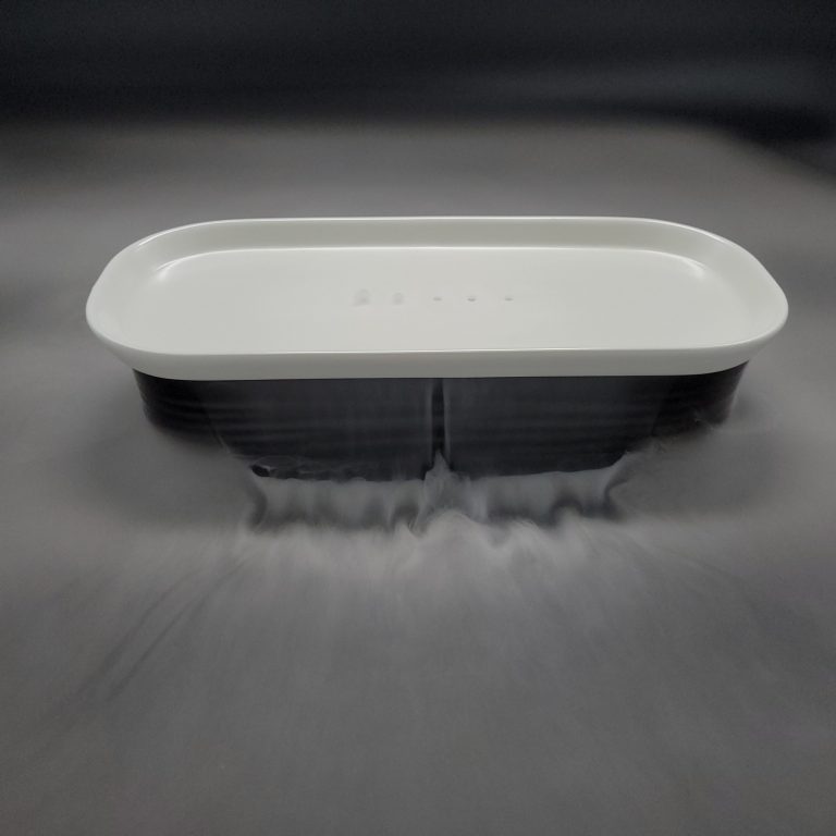 27cm/ 22cm Black Dry Ice Plate – Dry Ice Express