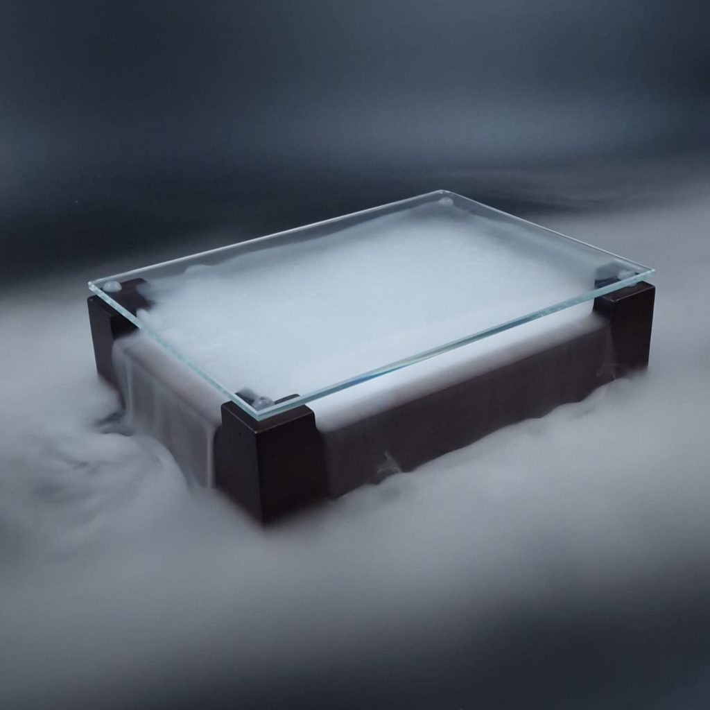 Wooden Box/ Glass Top Dry Ice Serving Dish – Dry Ice Express