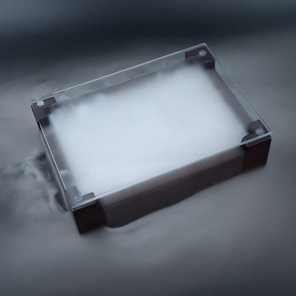 Wooden Box/ Glass Top Dry Ice Serving Dish – Dry Ice Express